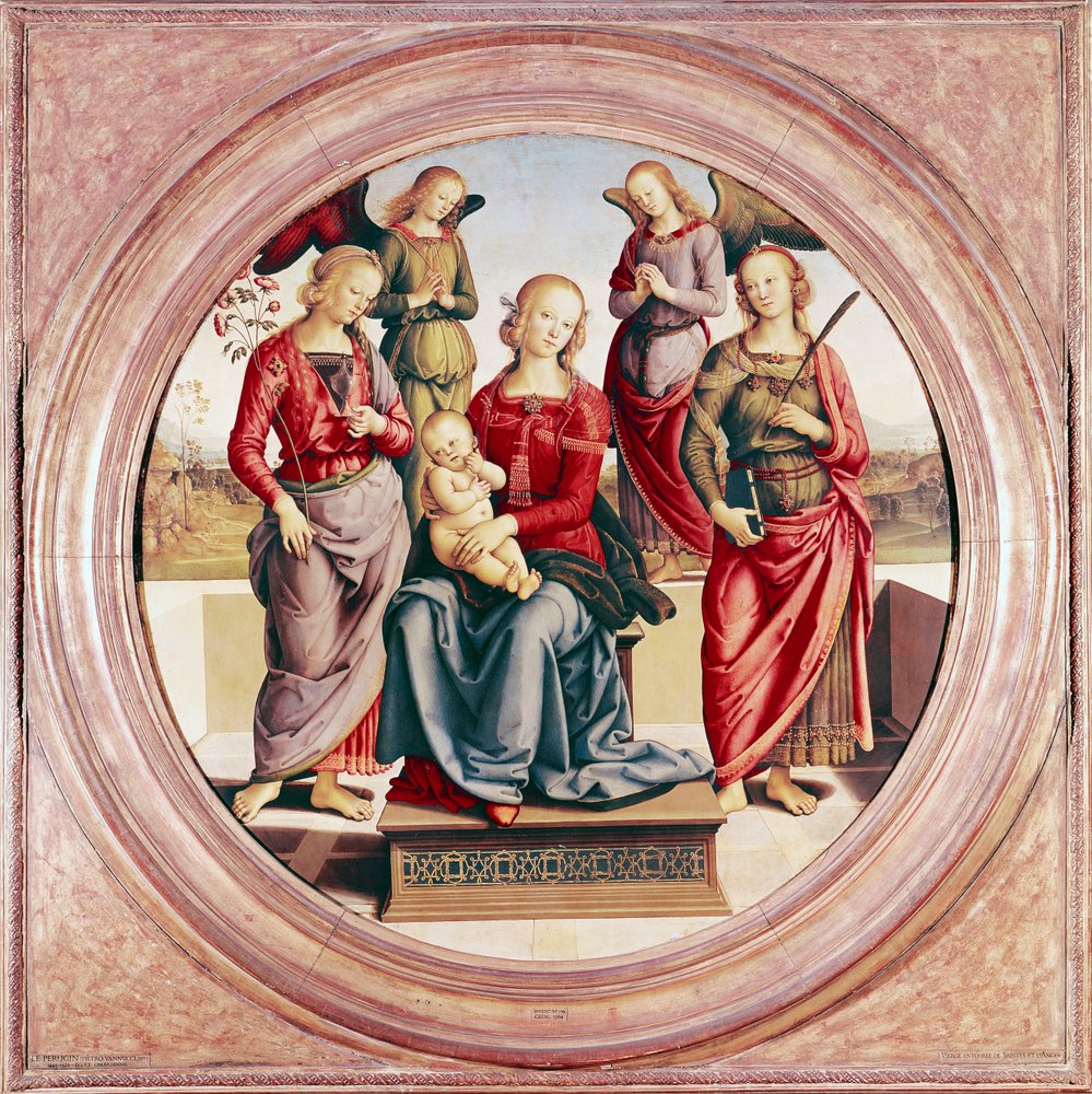 Madonna col Bambino con Santa Rosa e Caterina d'Alessandria